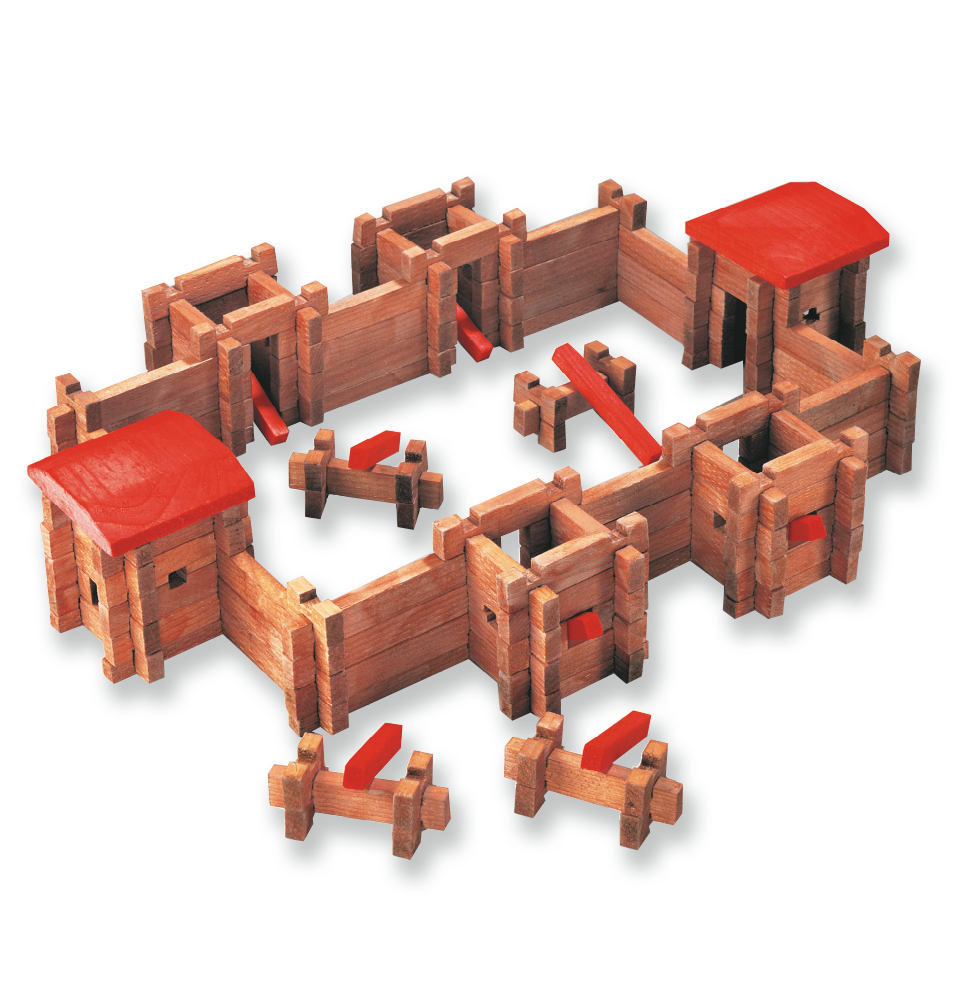 Roy Toy - Roy Toy 550 pc Deluxe Building Set – Modern Burlap