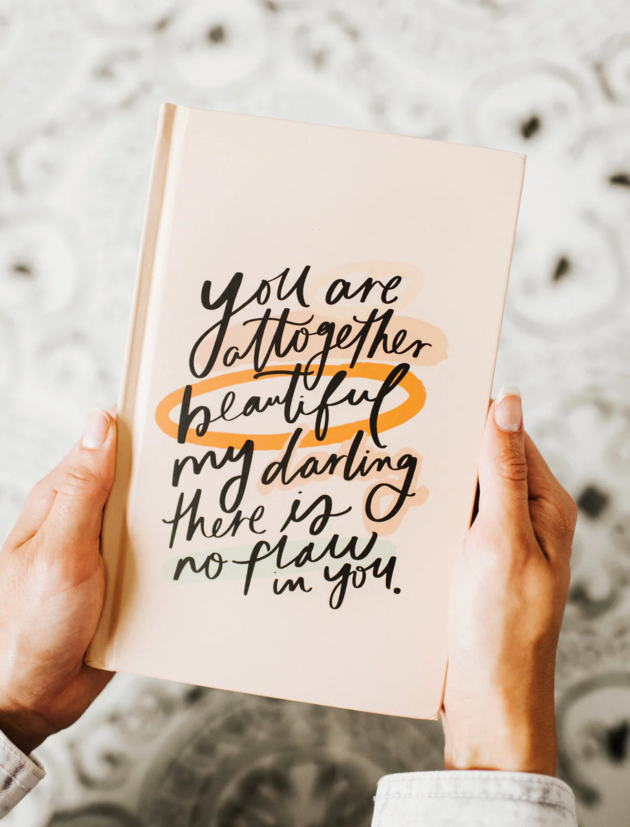 Jenessa Wait - HARDCOVER JOURNAL: YOU ARE ALTOGETHER... – Modern Burlap