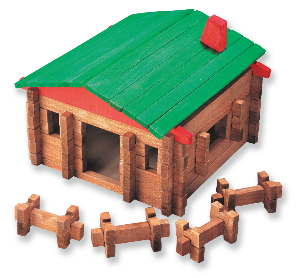 Roy Toy - Roy Toy 550 pc Deluxe Building Set – Modern Burlap