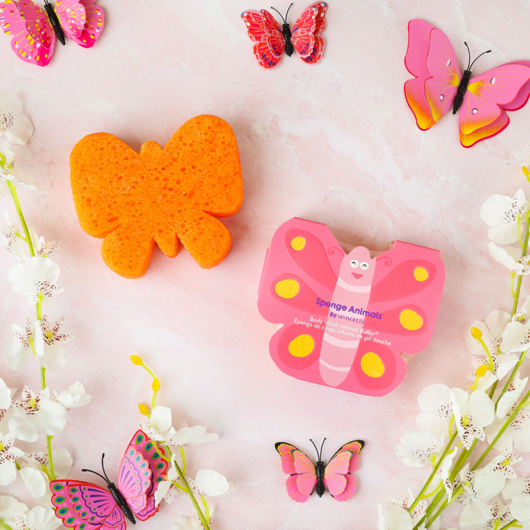 Spongellé - Butterfly Kid's Sponge – Modern Burlap